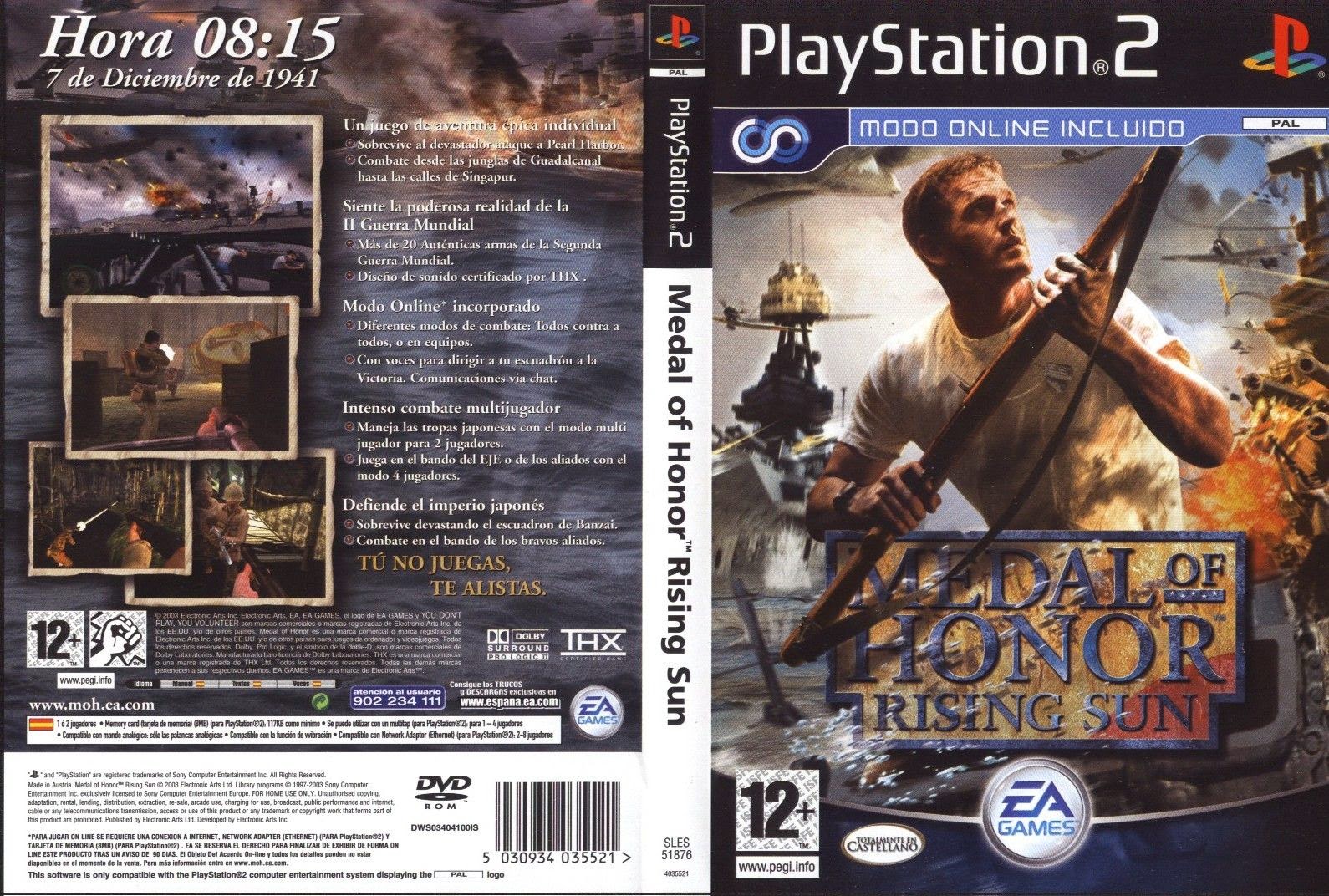 Coleccion Caratulas PS2: Medal of Honor Rising Sun